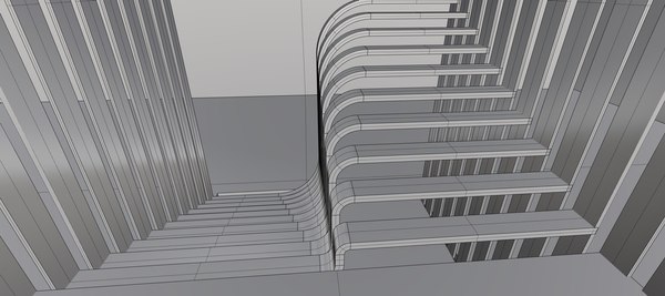3D parametric stair - TurboSquid 1817610
