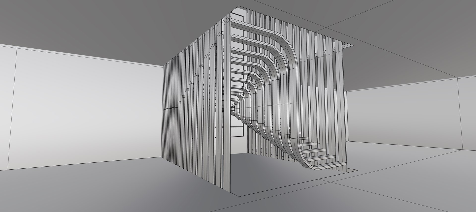 3D Parametric Stair - TurboSquid 1817610