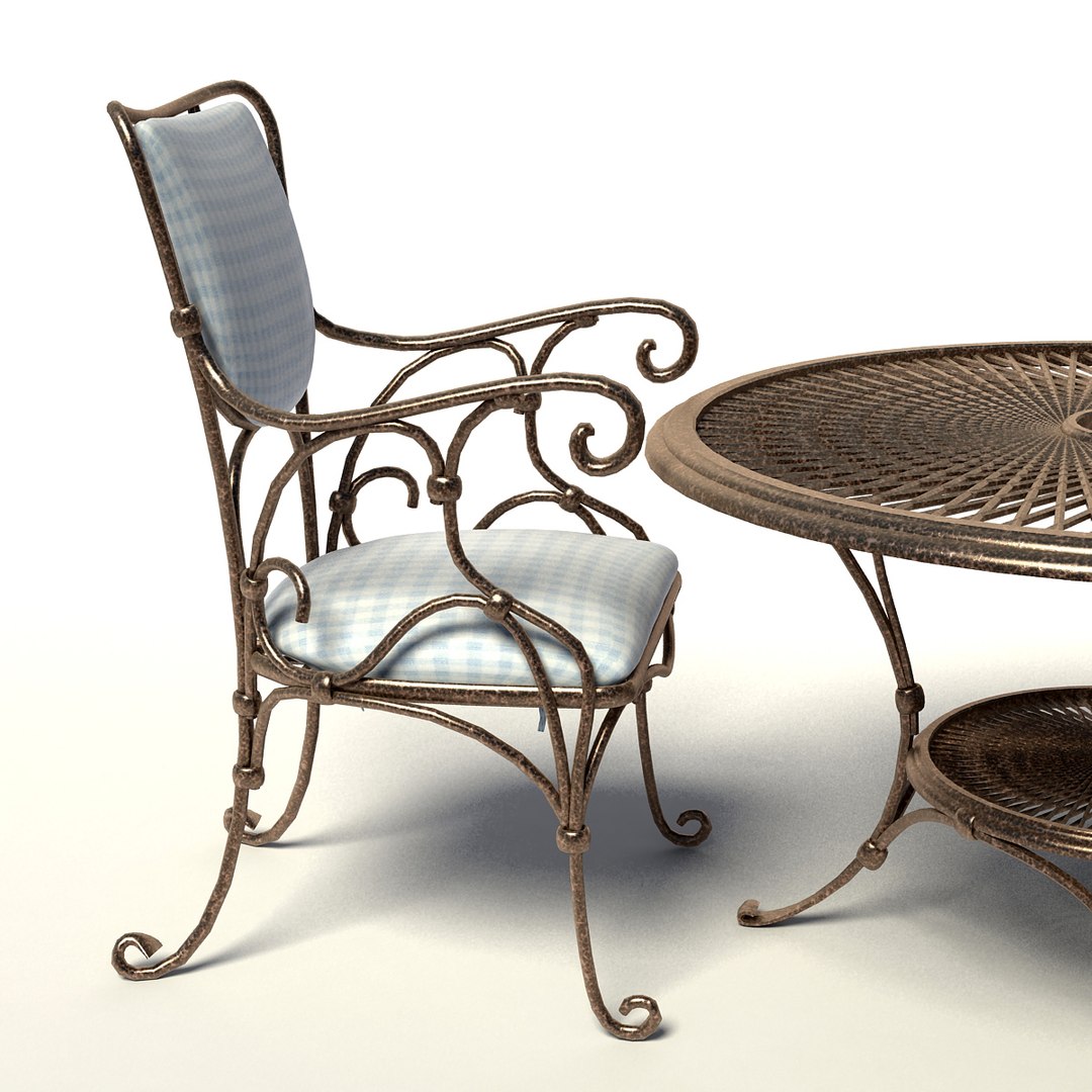 3d Forged Furniture Model
