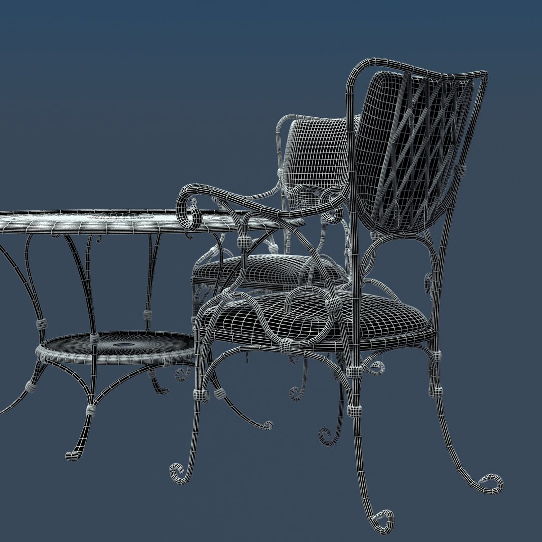 3d Forged Furniture Model