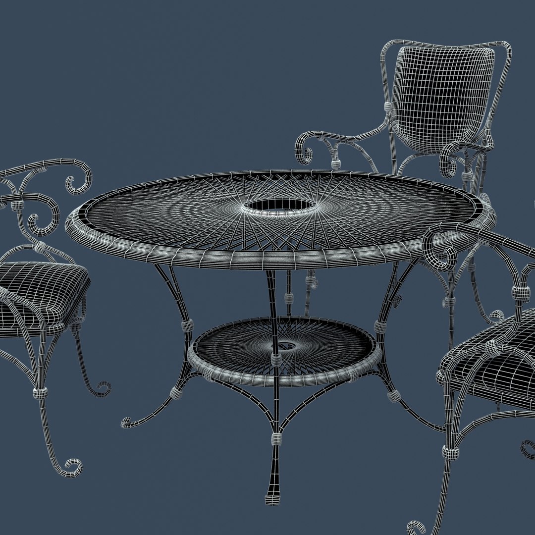 3d Forged Furniture Model