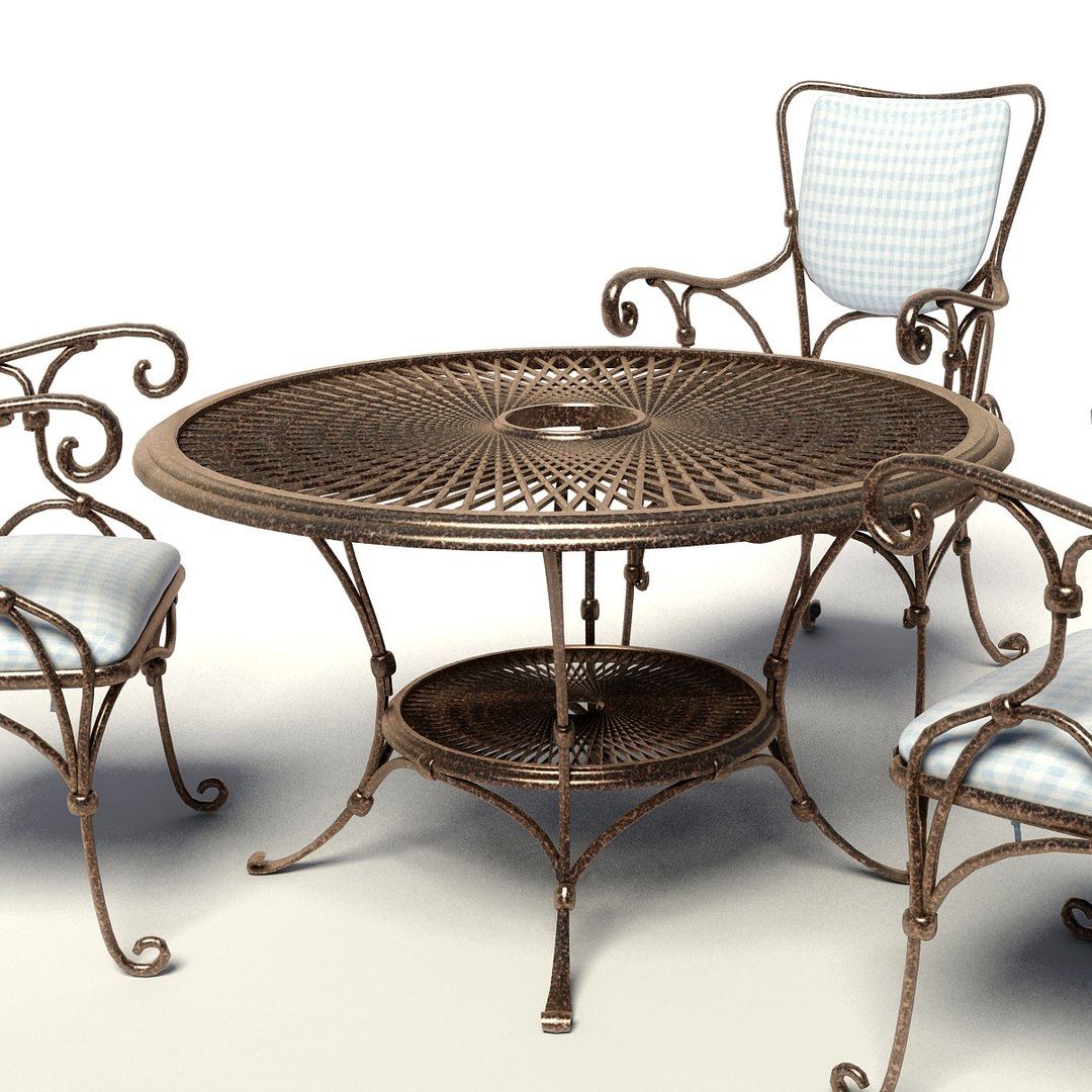 3d Forged Furniture Model