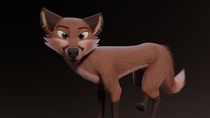 Cartoon Fox Blender Models for Download | TurboSquid