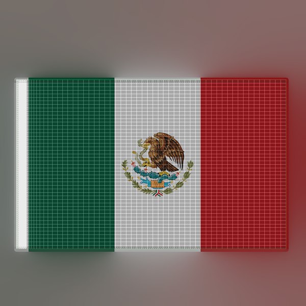 modelo 3d Bandera de México animada - TurboSquid 1798174