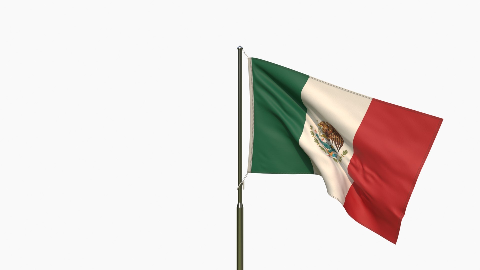 Animated Mexico Flag 3D model - TurboSquid 1798174