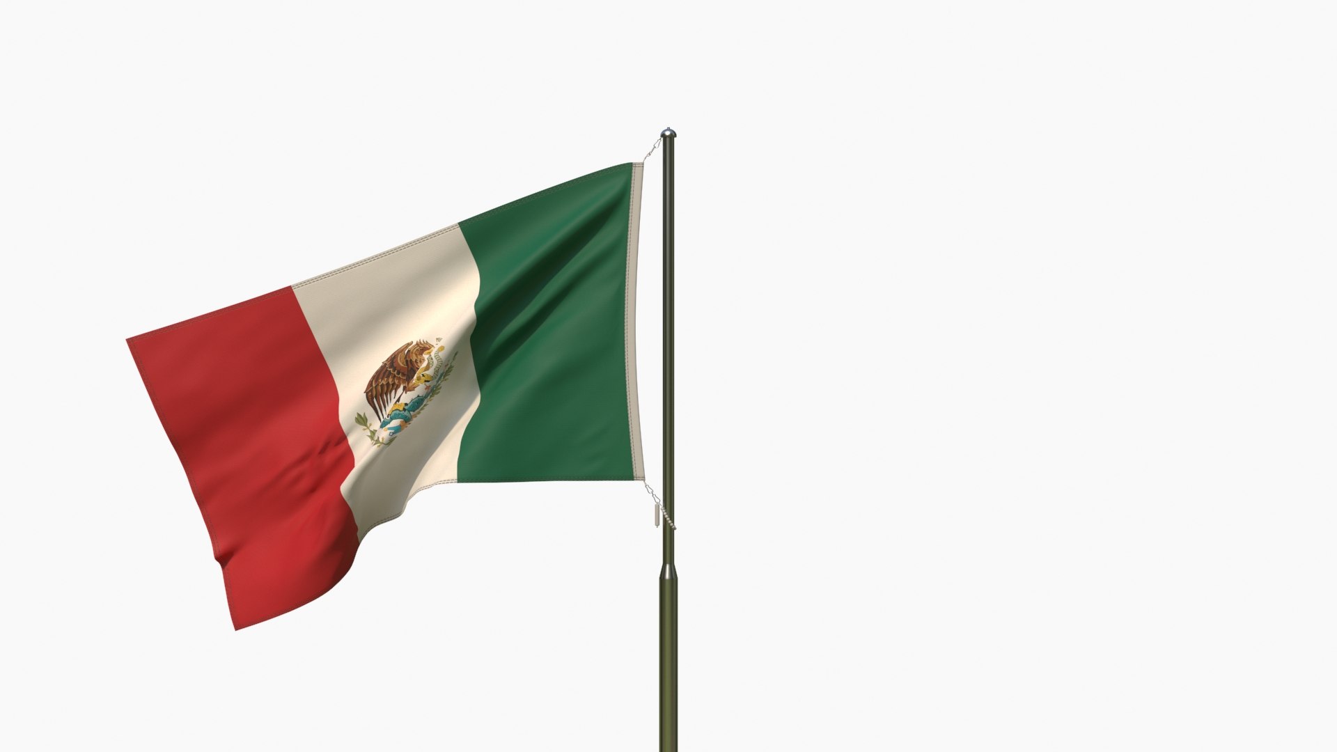 Animated Mexico Flag 3D Model - TurboSquid 1798174