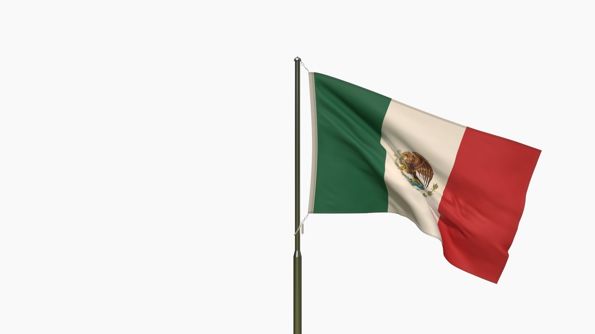 Animated Mexico Flag 3D Model - TurboSquid 1798174