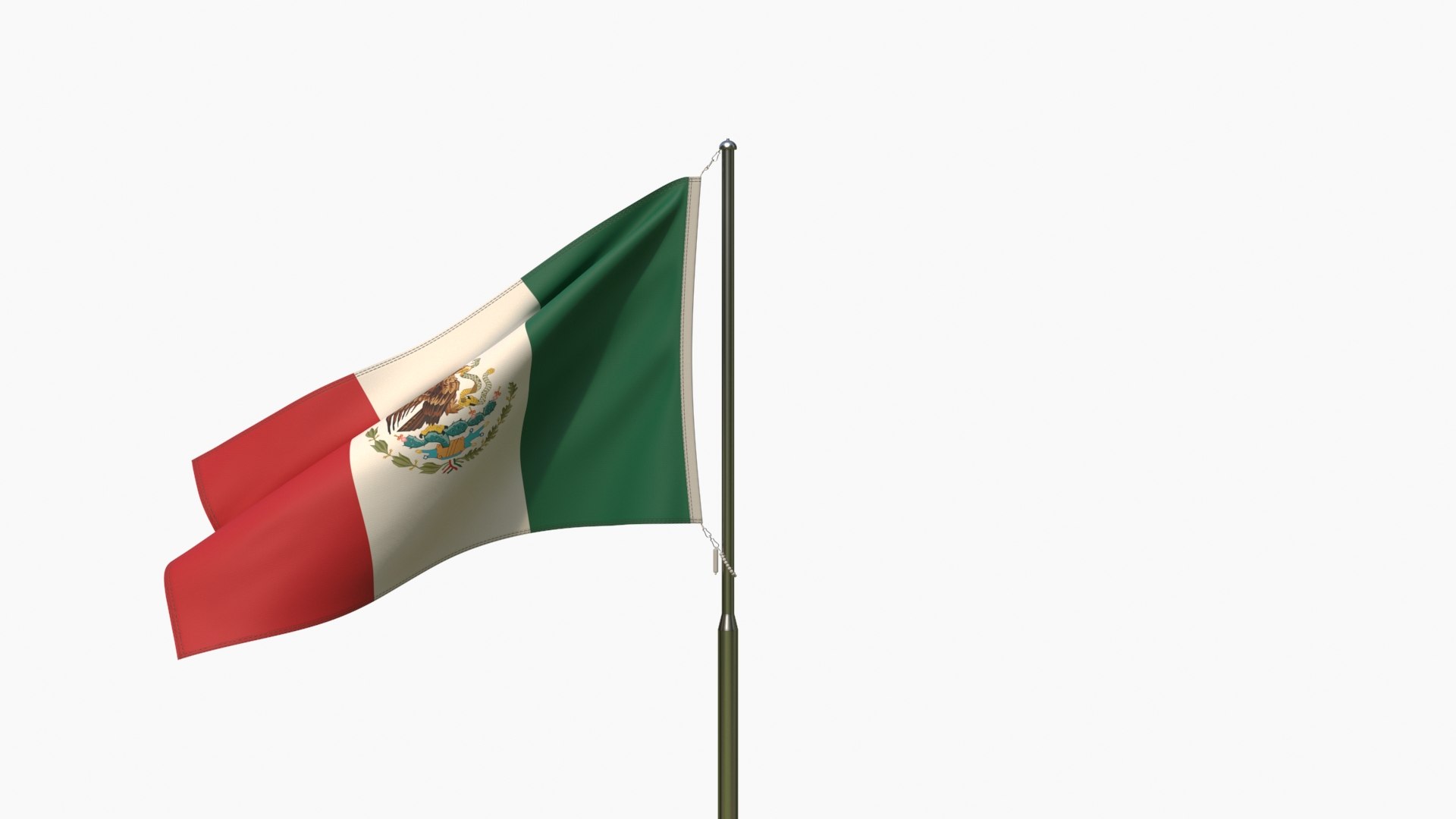 Animated Mexico Flag 3D Model - TurboSquid 1798174