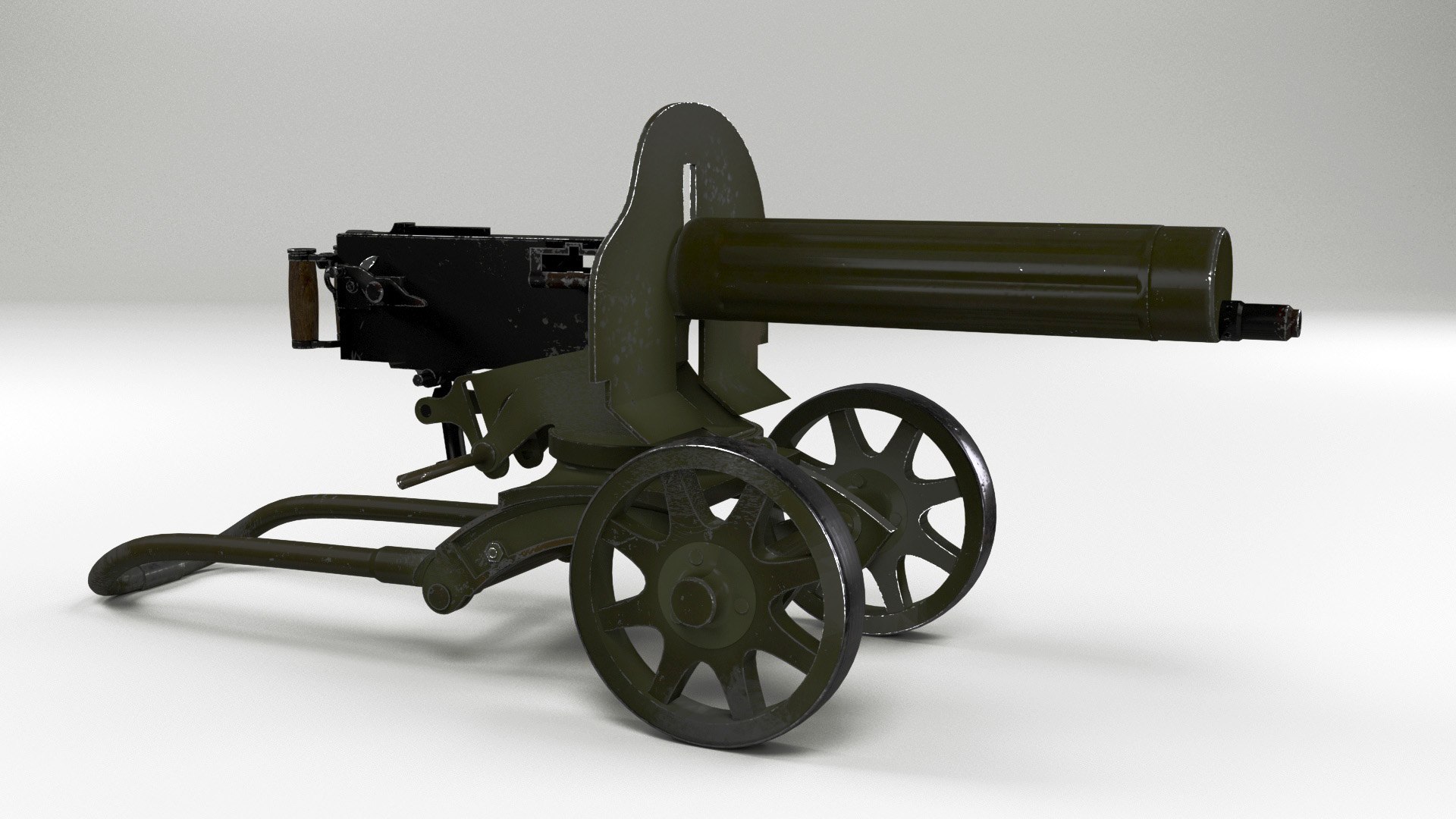Maxim Machine Gun 3D - TurboSquid 1676958
