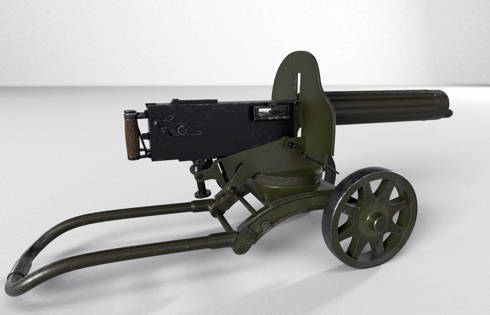 Maxim Machine Gun 3D - TurboSquid 1676958