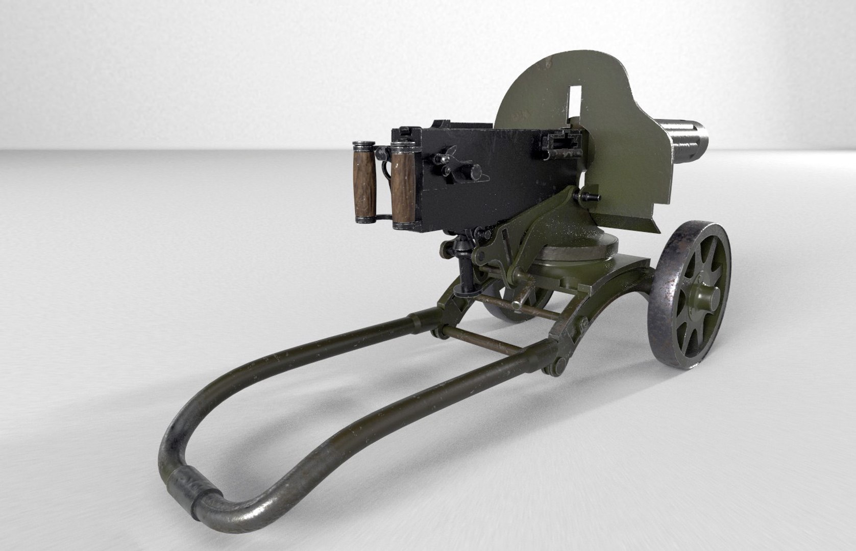Maxim Machine Gun 3D - TurboSquid 1676958