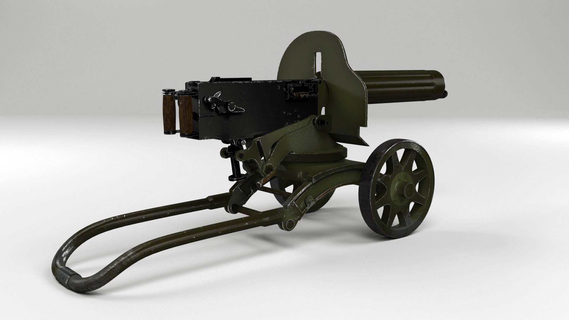 Maxim Machine Gun 3D - TurboSquid 1676958
