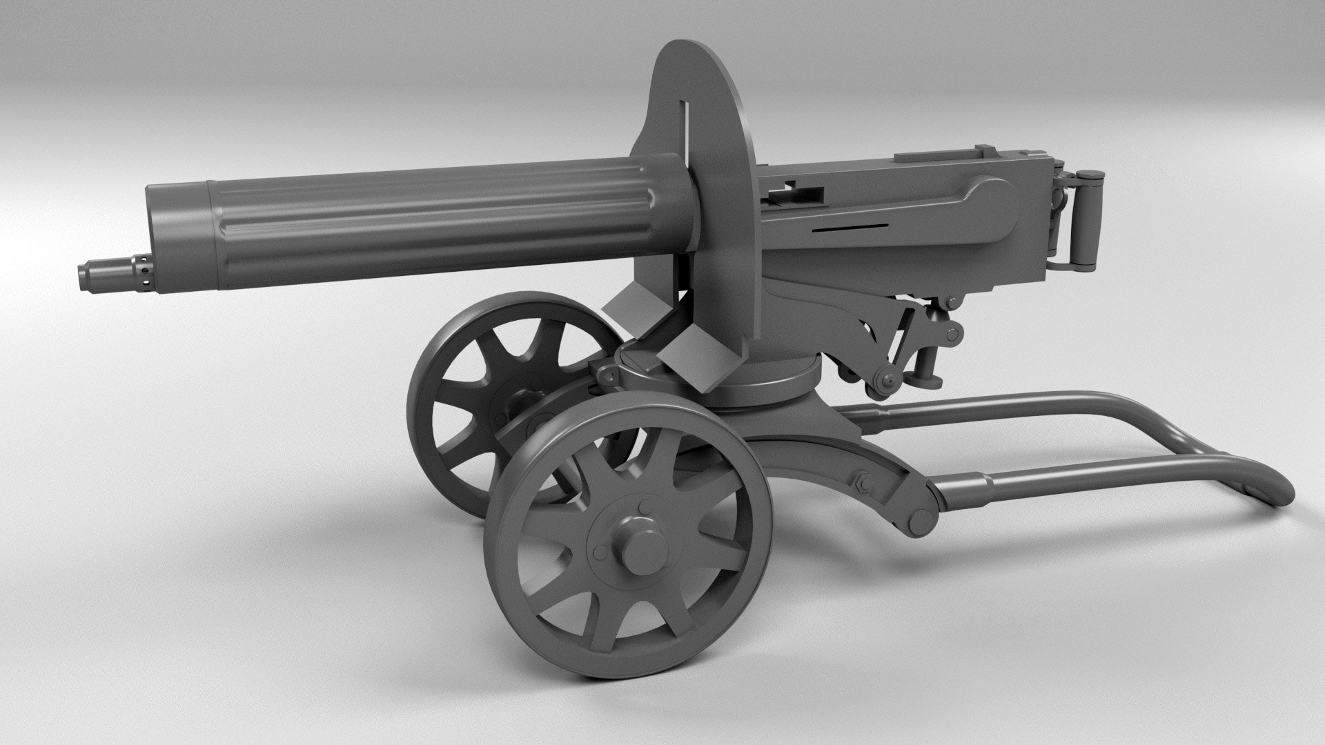 Maxim Machine Gun 3D - TurboSquid 1676958
