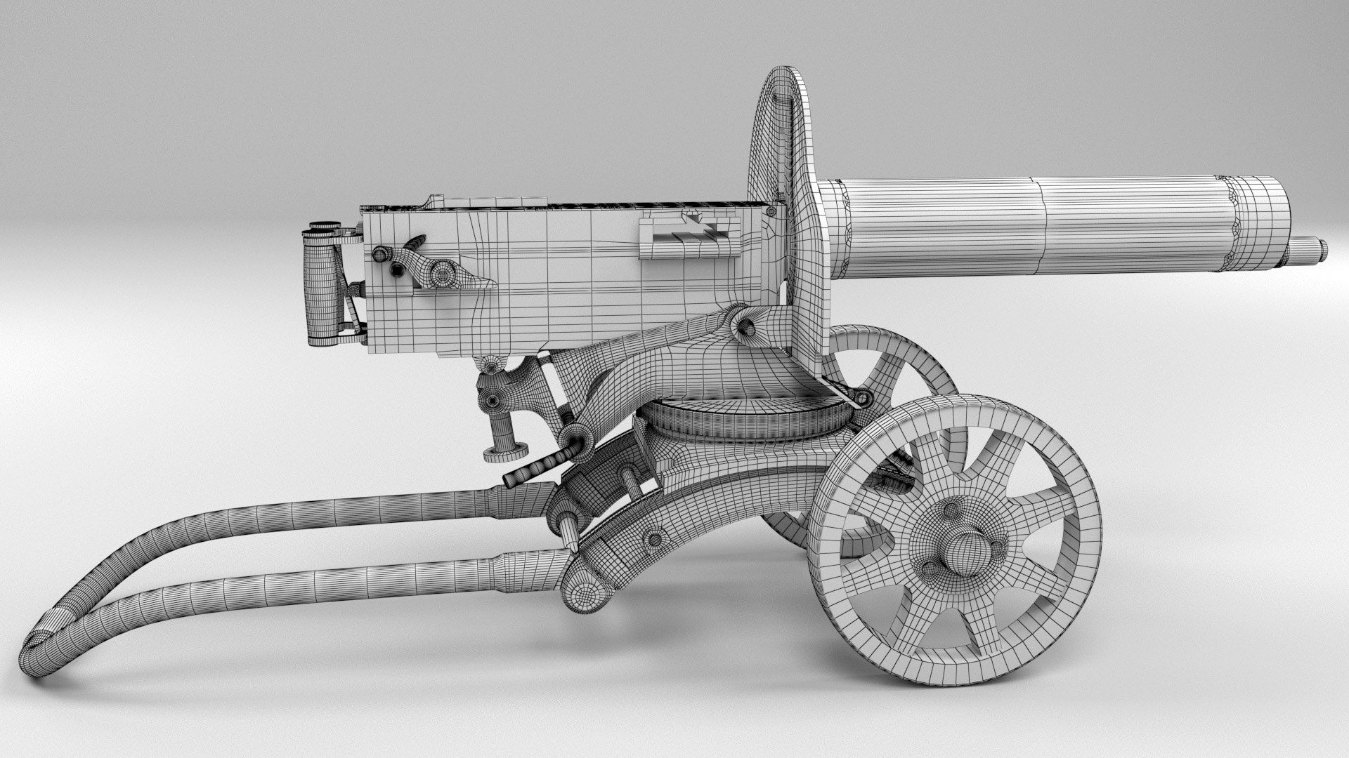 Maxim Machine Gun 3D - TurboSquid 1676958