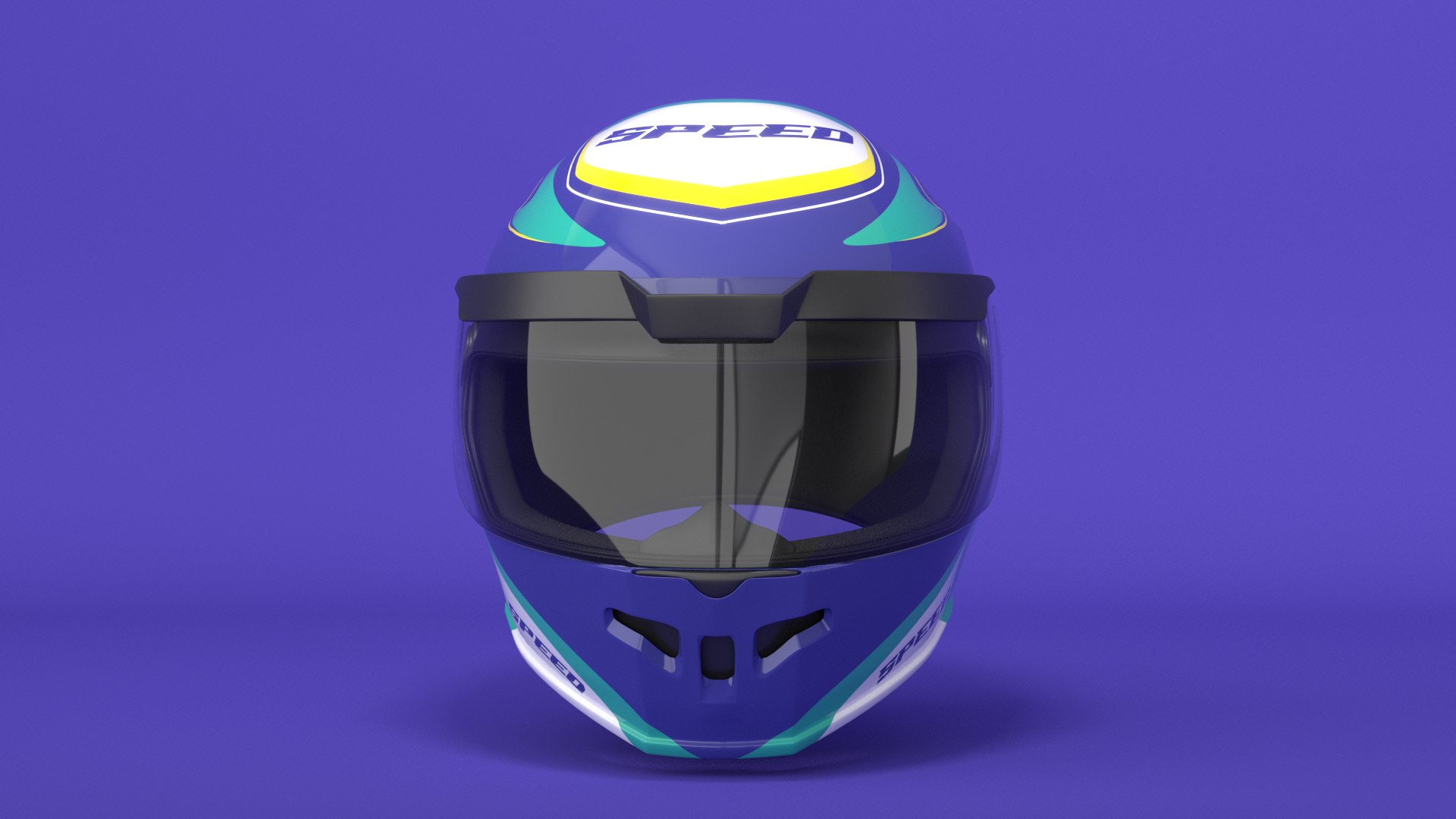 Racing Helmet - Blender File - Maya File 3D Model - TurboSquid 2258890