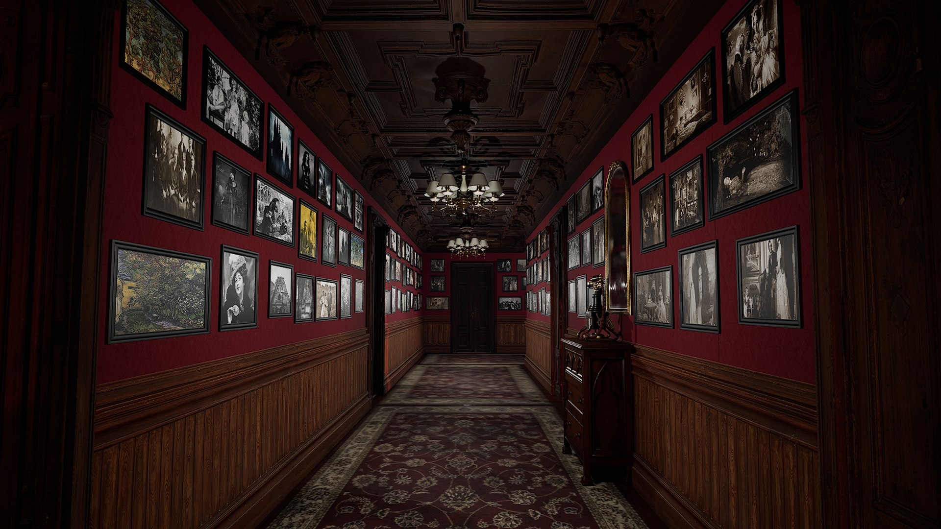 3D Victorian Manor Grand Chambers Elegant Hallways Model - TurboSquid ...