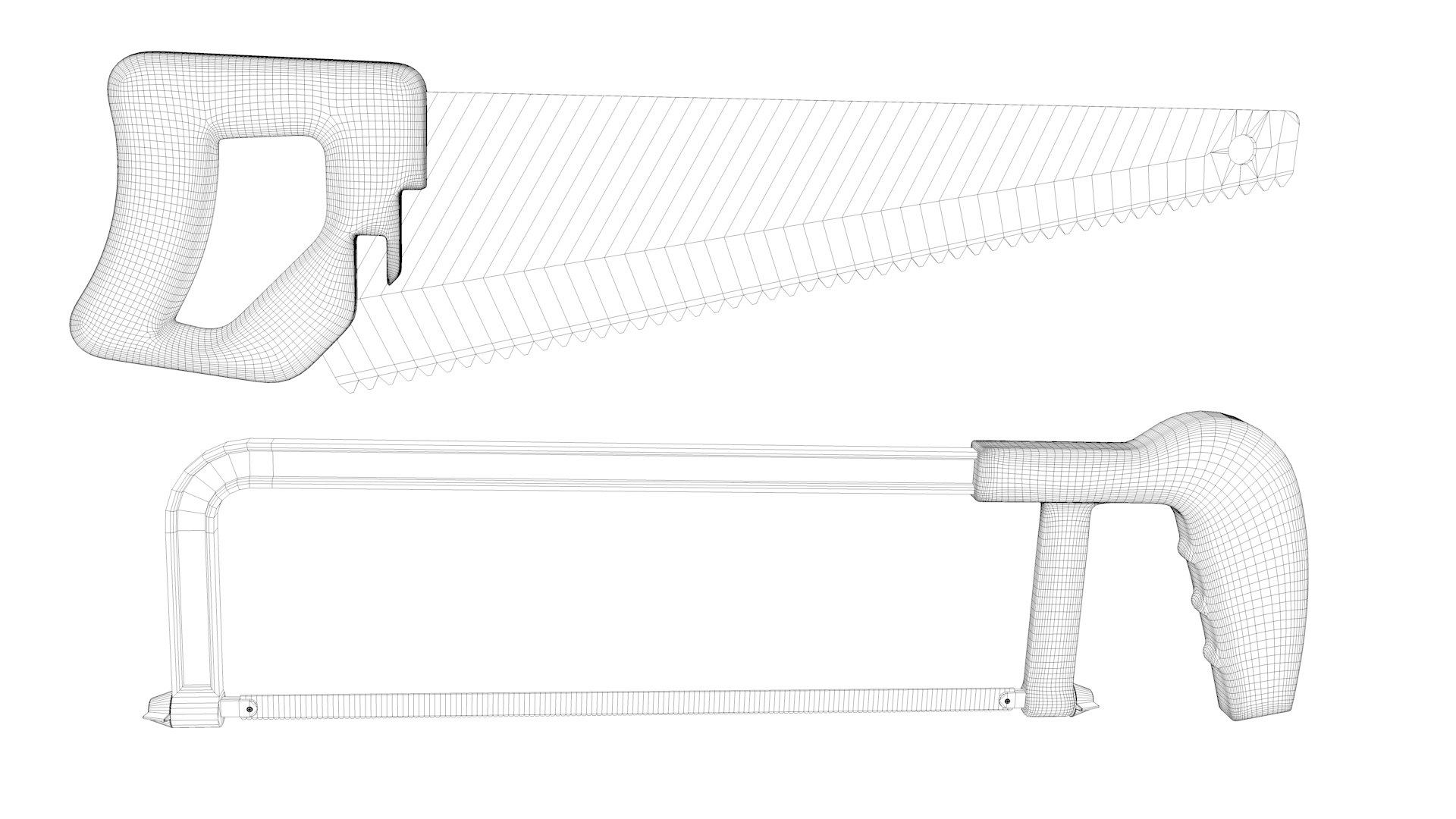 Hand Saw 3D Model - TurboSquid 1806369