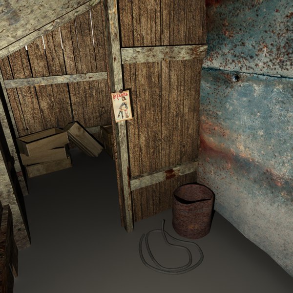 3d dynamite old shack model