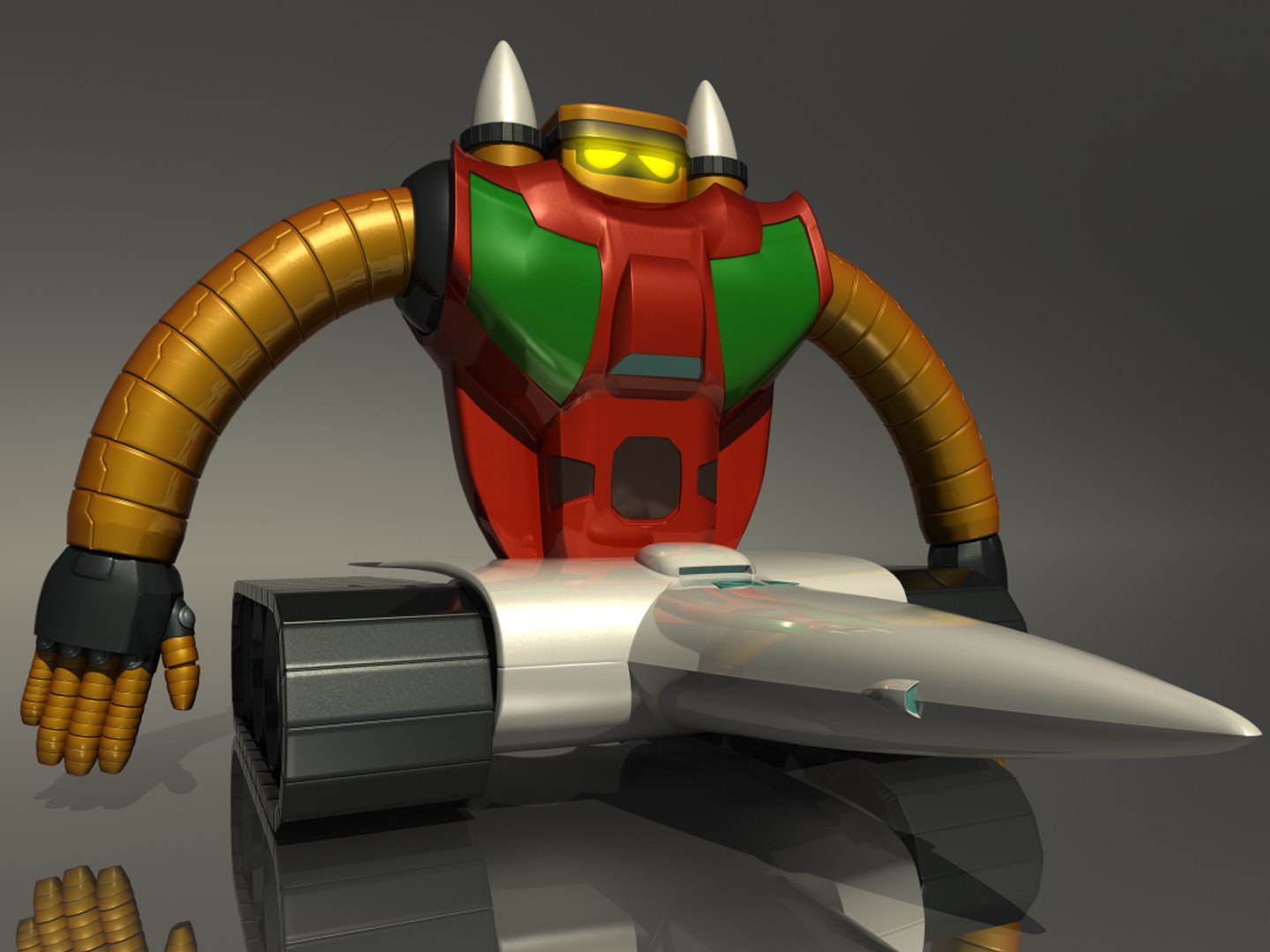 Getter robot 3D model - TurboSquid 1401828
