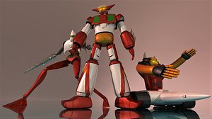 Getter Robo 3D Models for Download | TurboSquid