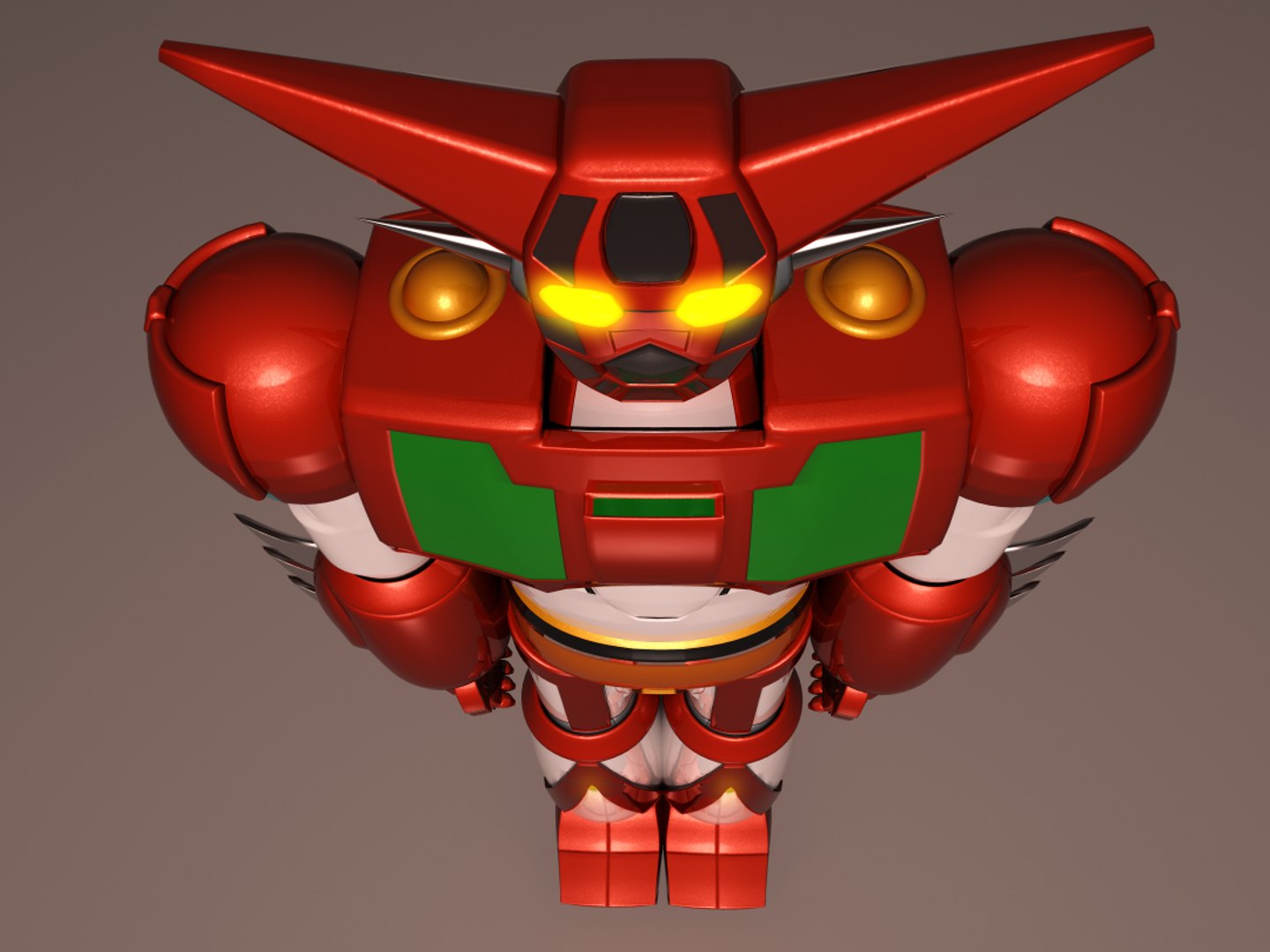 Getter Robot 3D Model - TurboSquid 1401828