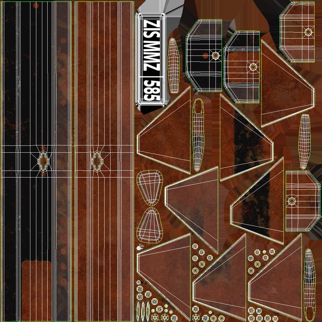 3D Model ZIS MMZ 585 Dump Truck - TurboSquid 1826290