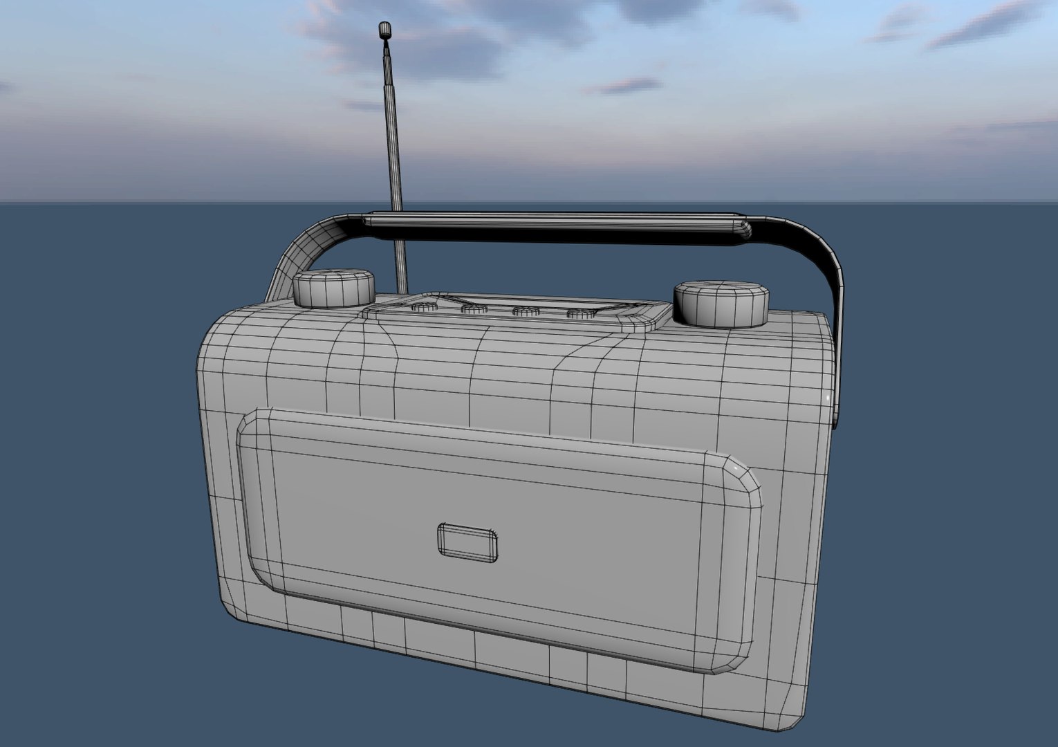 Bush Digital Radio Retro 3D Model - TurboSquid 1401252