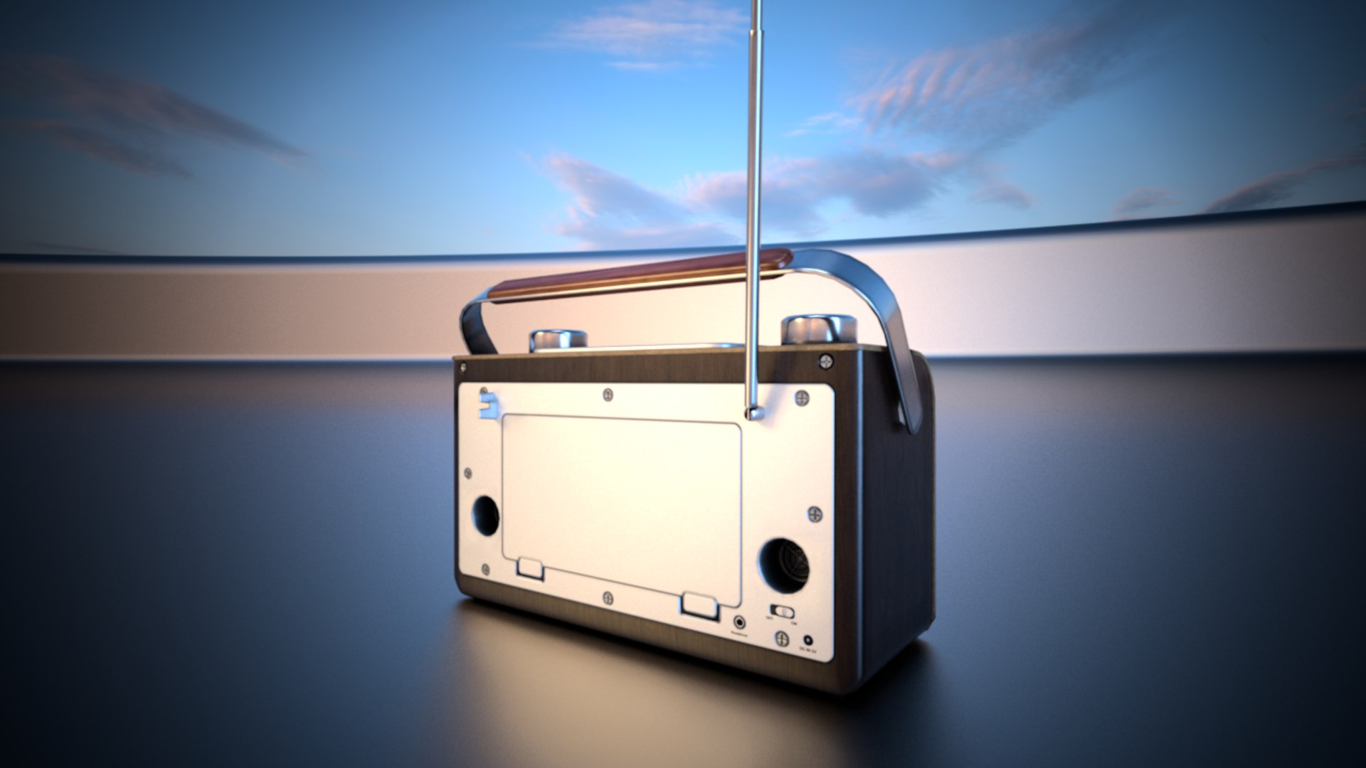 Bush Digital Radio Retro 3D Model - TurboSquid 1401252