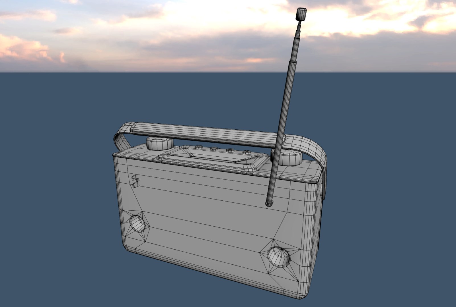 Bush Digital Radio Retro 3D Model - TurboSquid 1401252