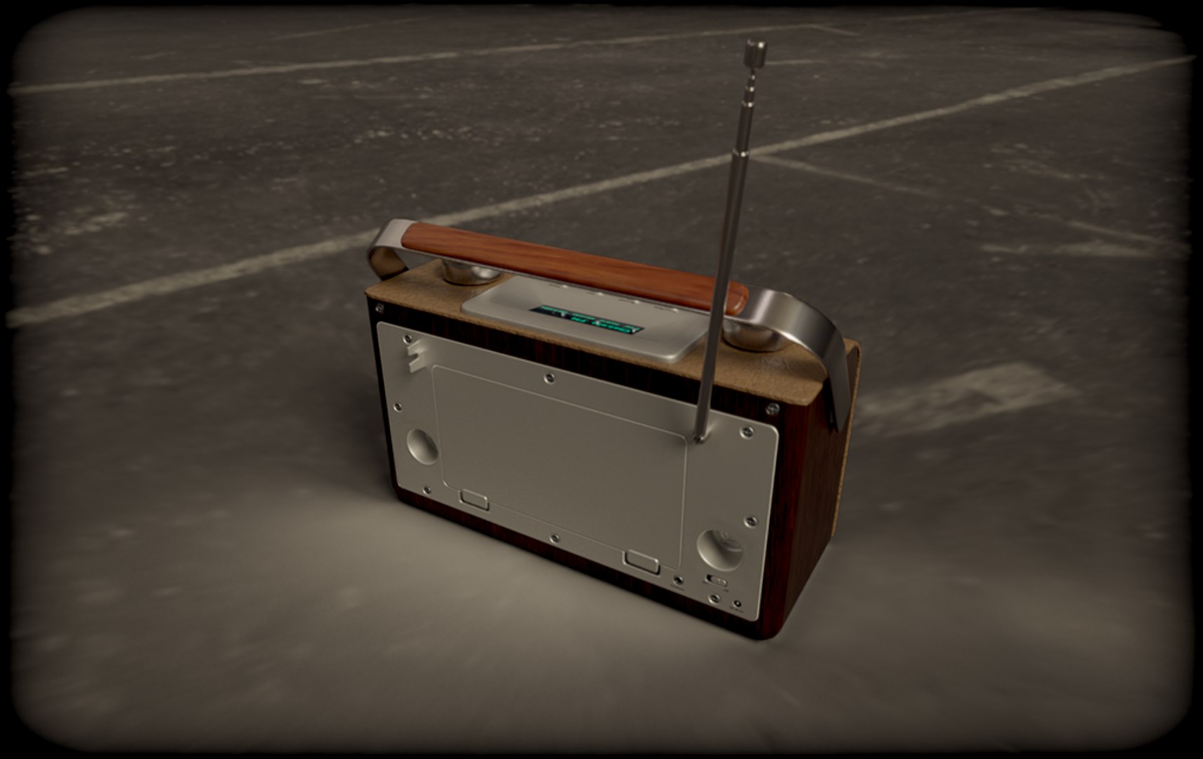 Bush Digital Radio Retro 3D Model - TurboSquid 1401252