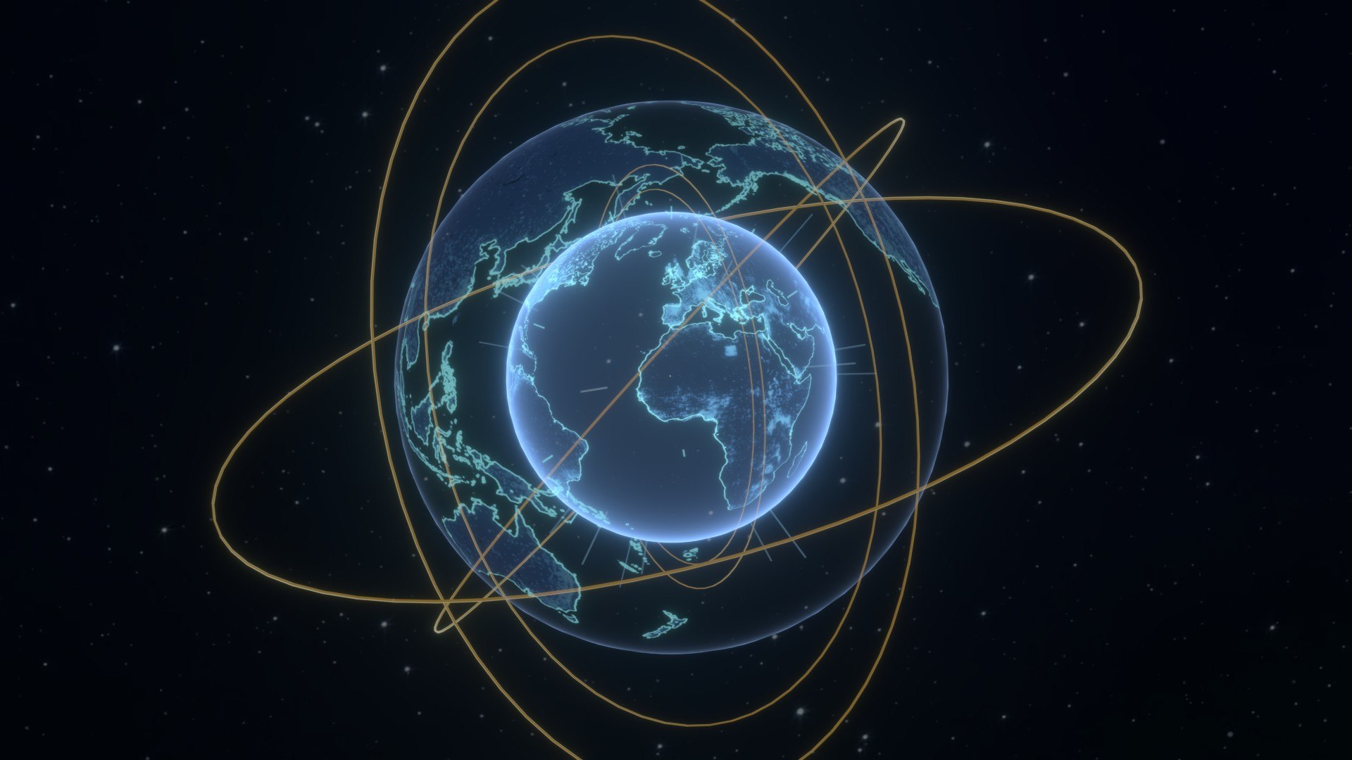 3D Animated Hologram Planet Earth 2 Sci-Fi 3D Model - TurboSquid 1871844