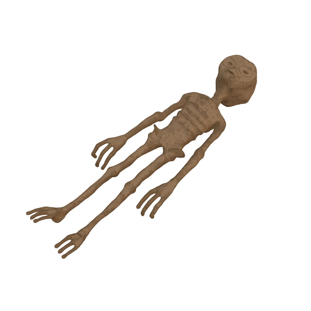 Alien Stone Mummy 3D Model - TurboSquid 2272437