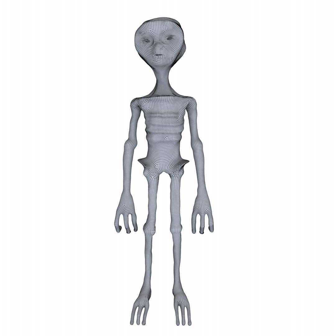 Alien Stone Mummy 3D Model - TurboSquid 2272437
