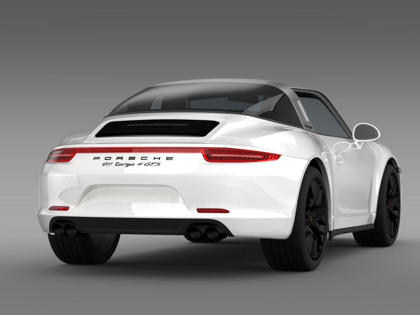 3d Model Porsche 911 Targa 4