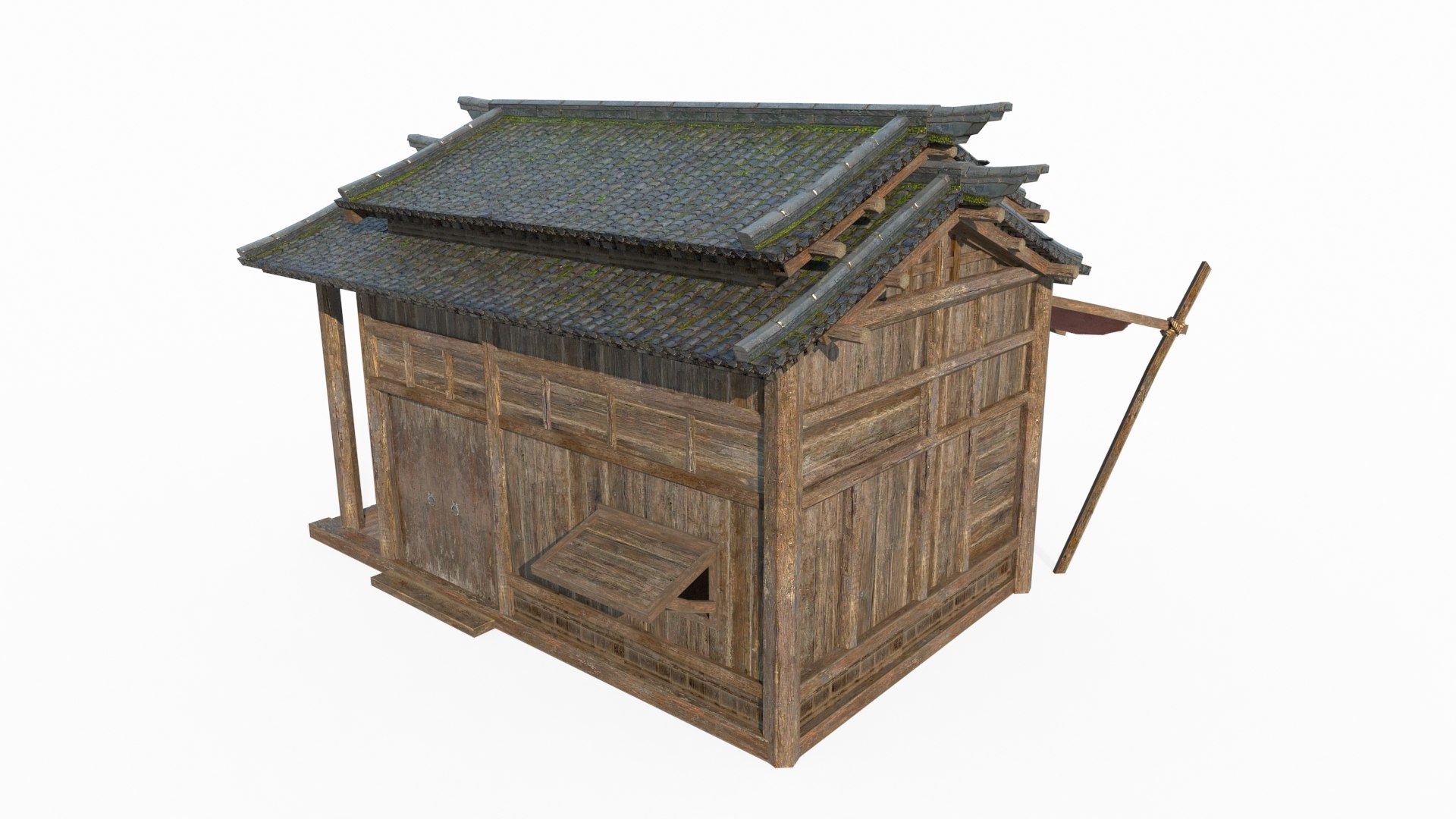 Asian Ancient Architecture Shop 3D Model - TurboSquid 2034195