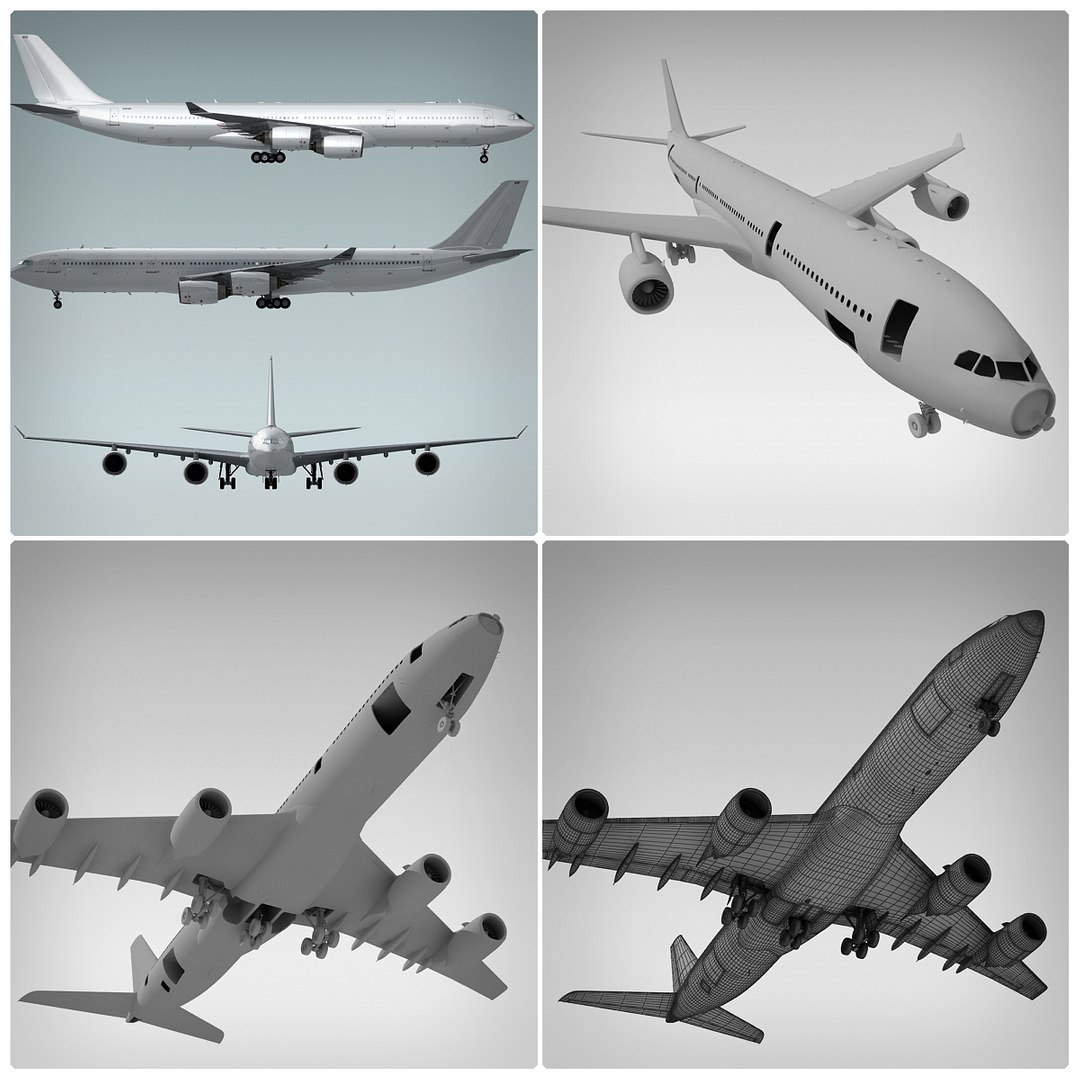 Airbus A340 Family 3ds