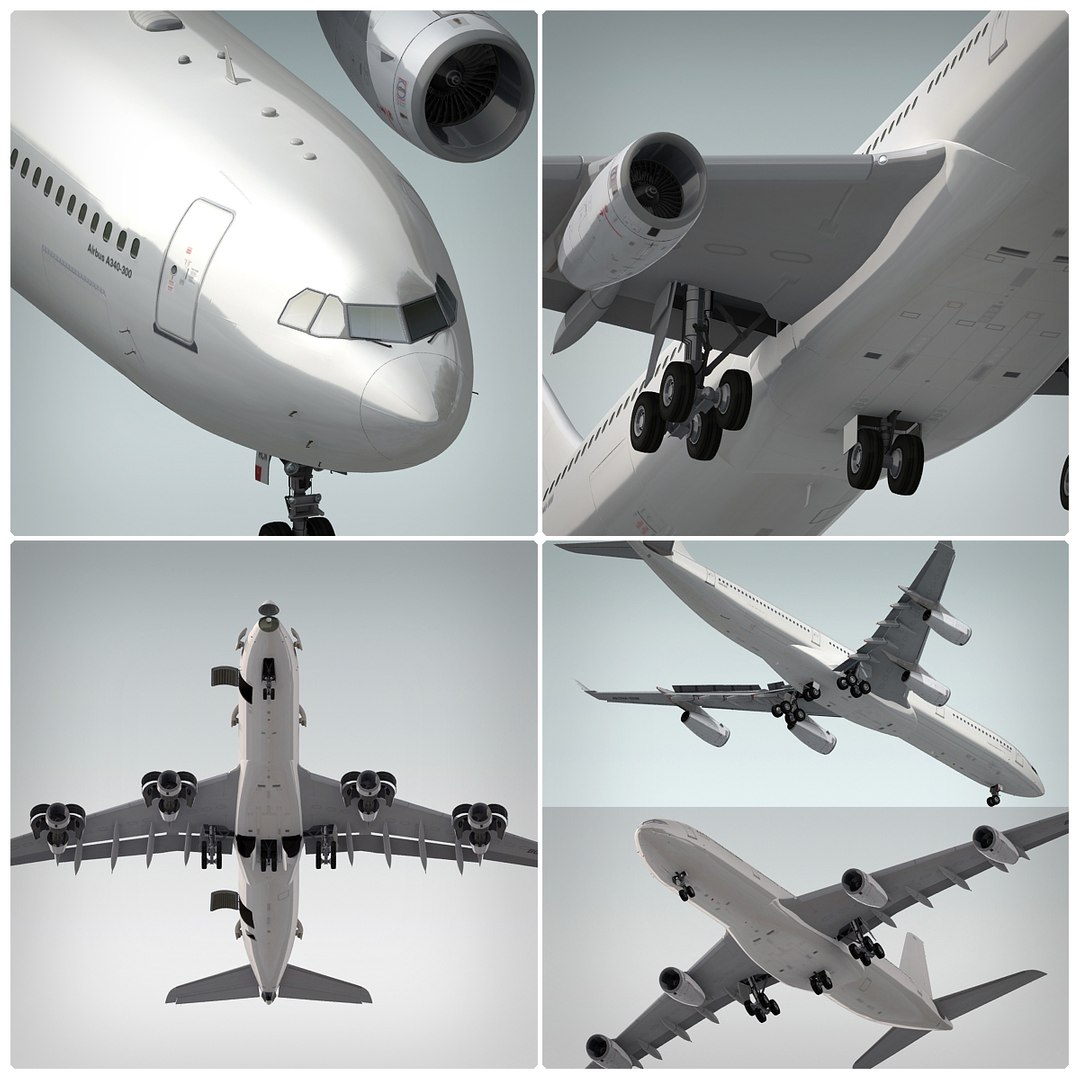 Airbus A340 Family 3ds
