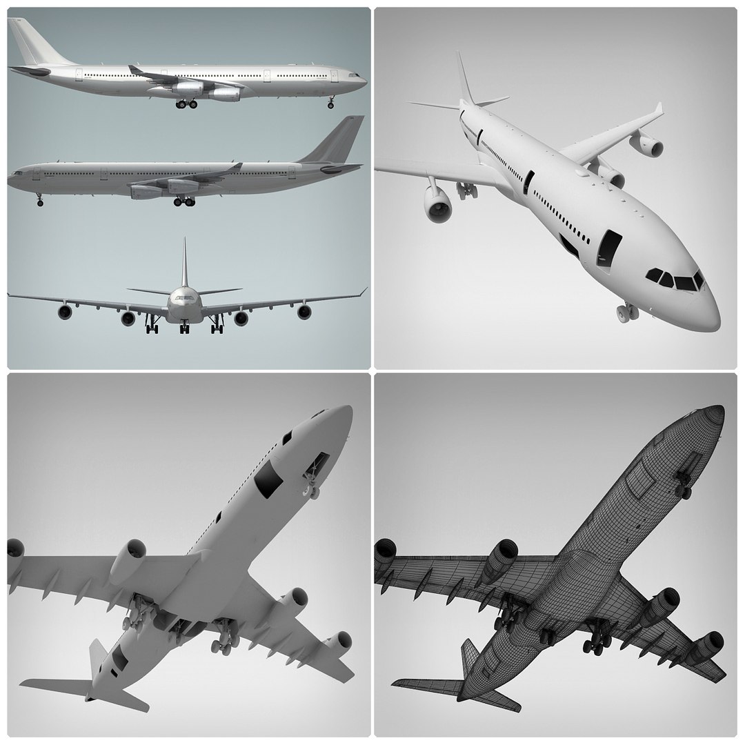 Airbus A340 Family 3ds