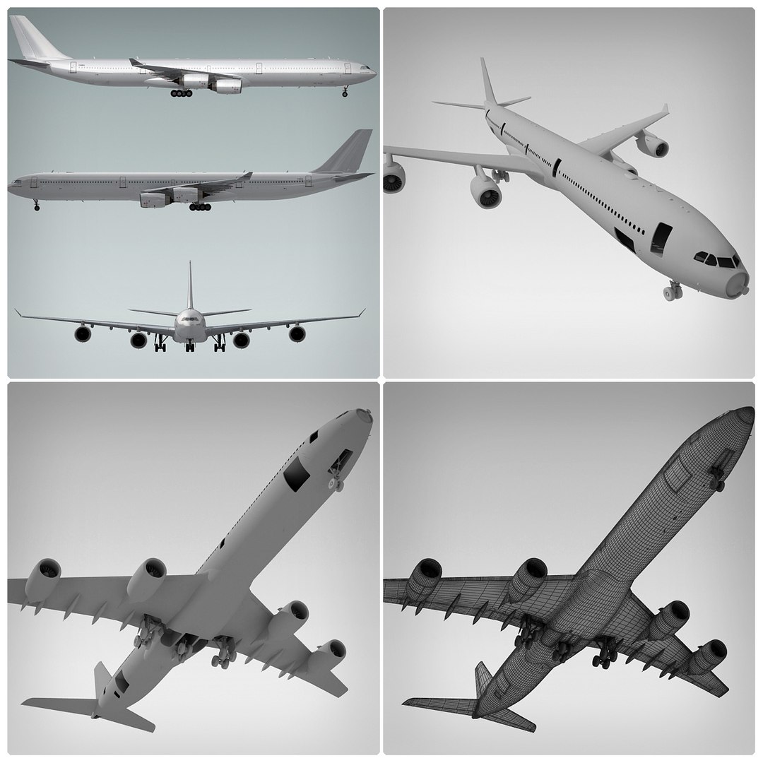 Airbus A340 Family 3ds