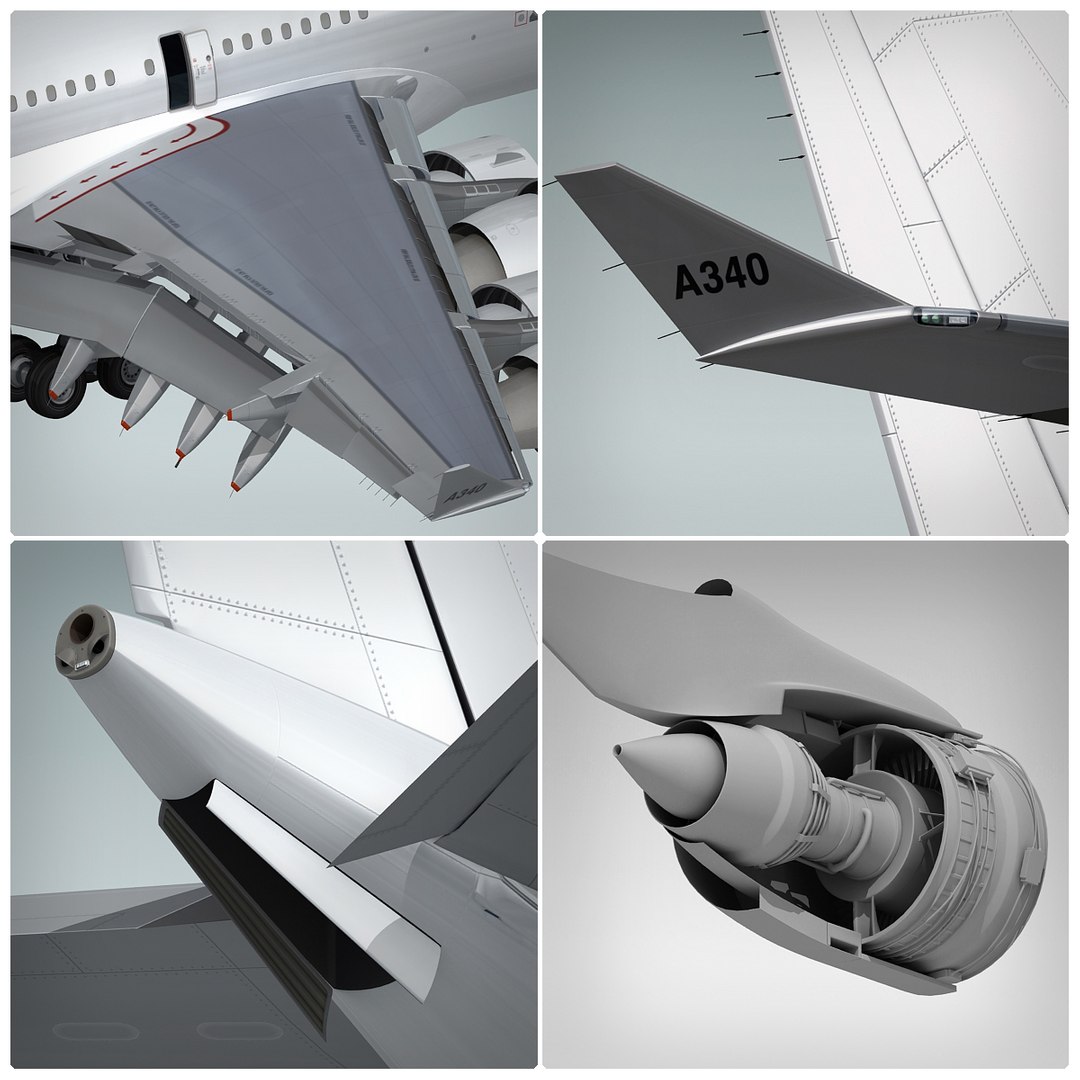 Airbus A340 Family 3ds