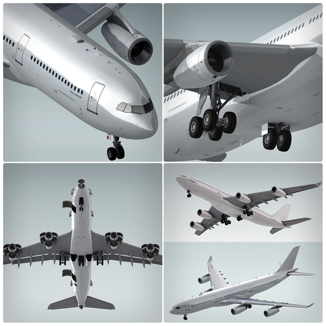 Airbus A340 Family 3ds