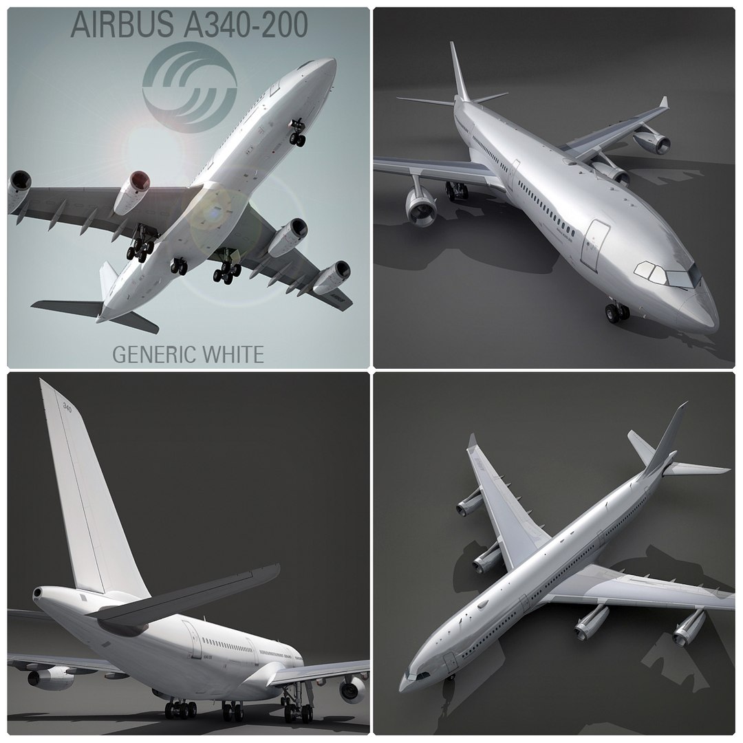 Airbus A340 Family 3ds