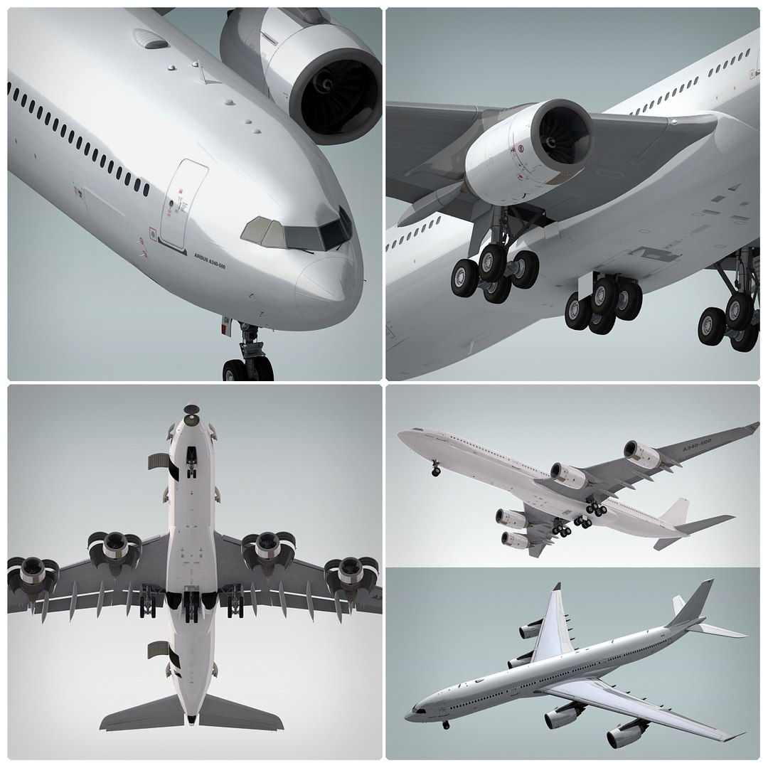 Airbus A340 Family 3ds