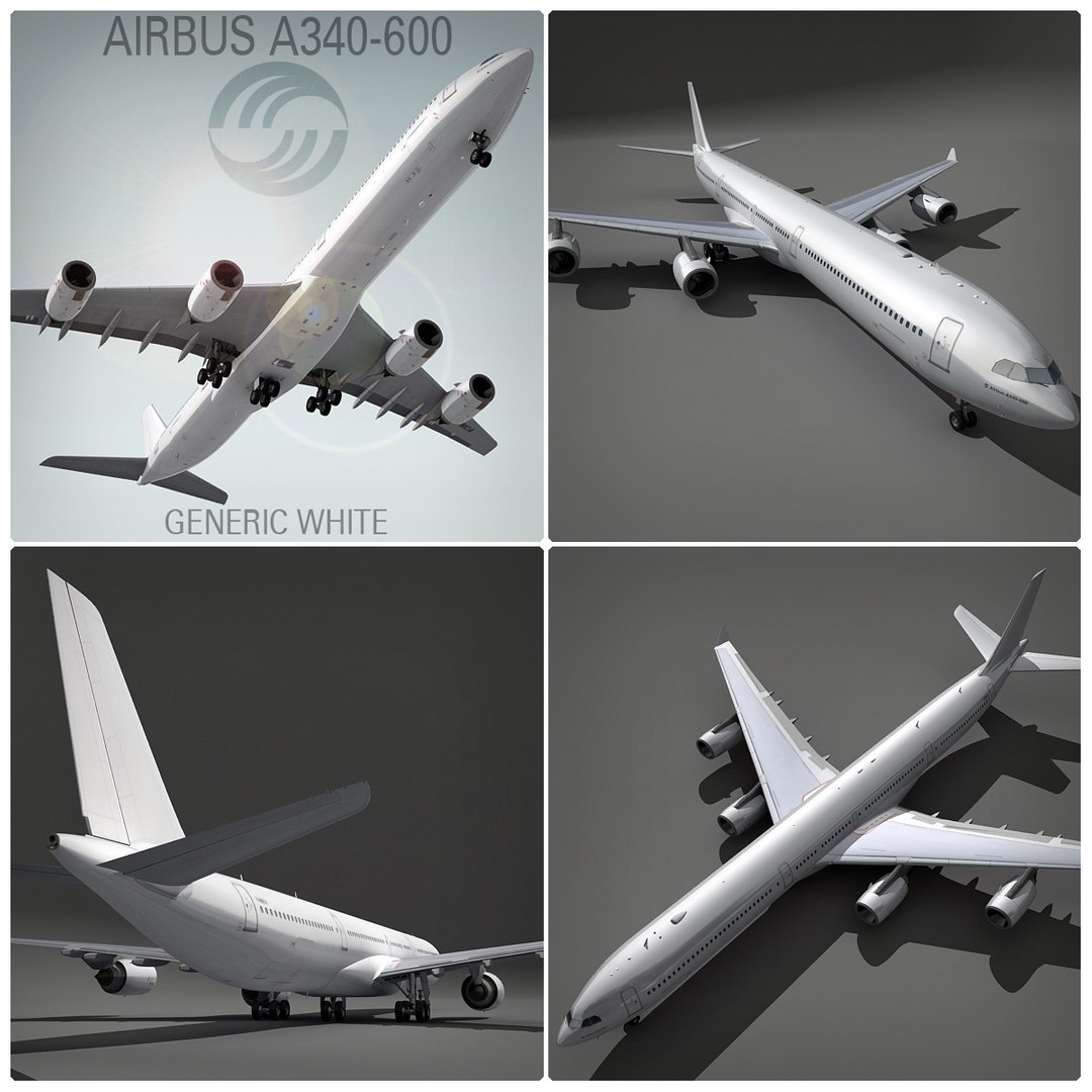 Airbus A340 Family 3ds