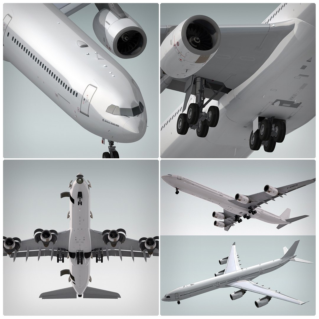 Airbus A340 Family 3ds