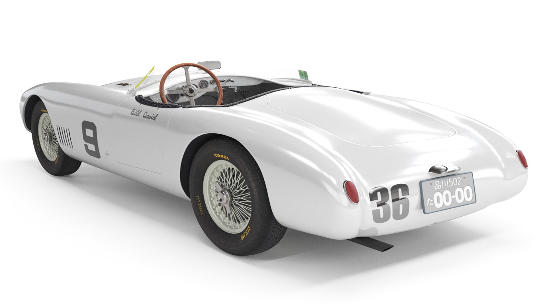3D Model Osca Car White - TurboSquid 2273792