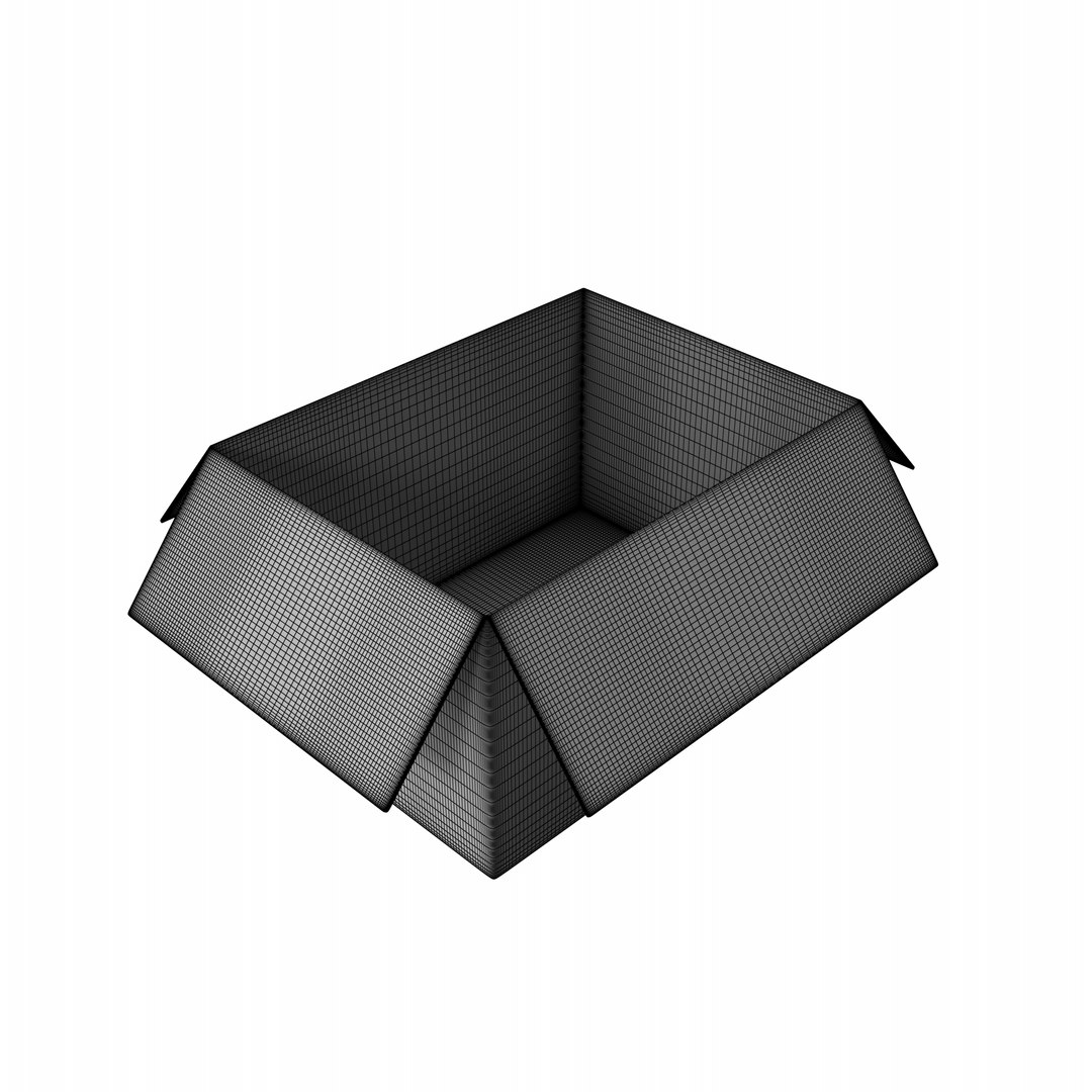 Cardboard Box Empty 3D Model - TurboSquid 2314875