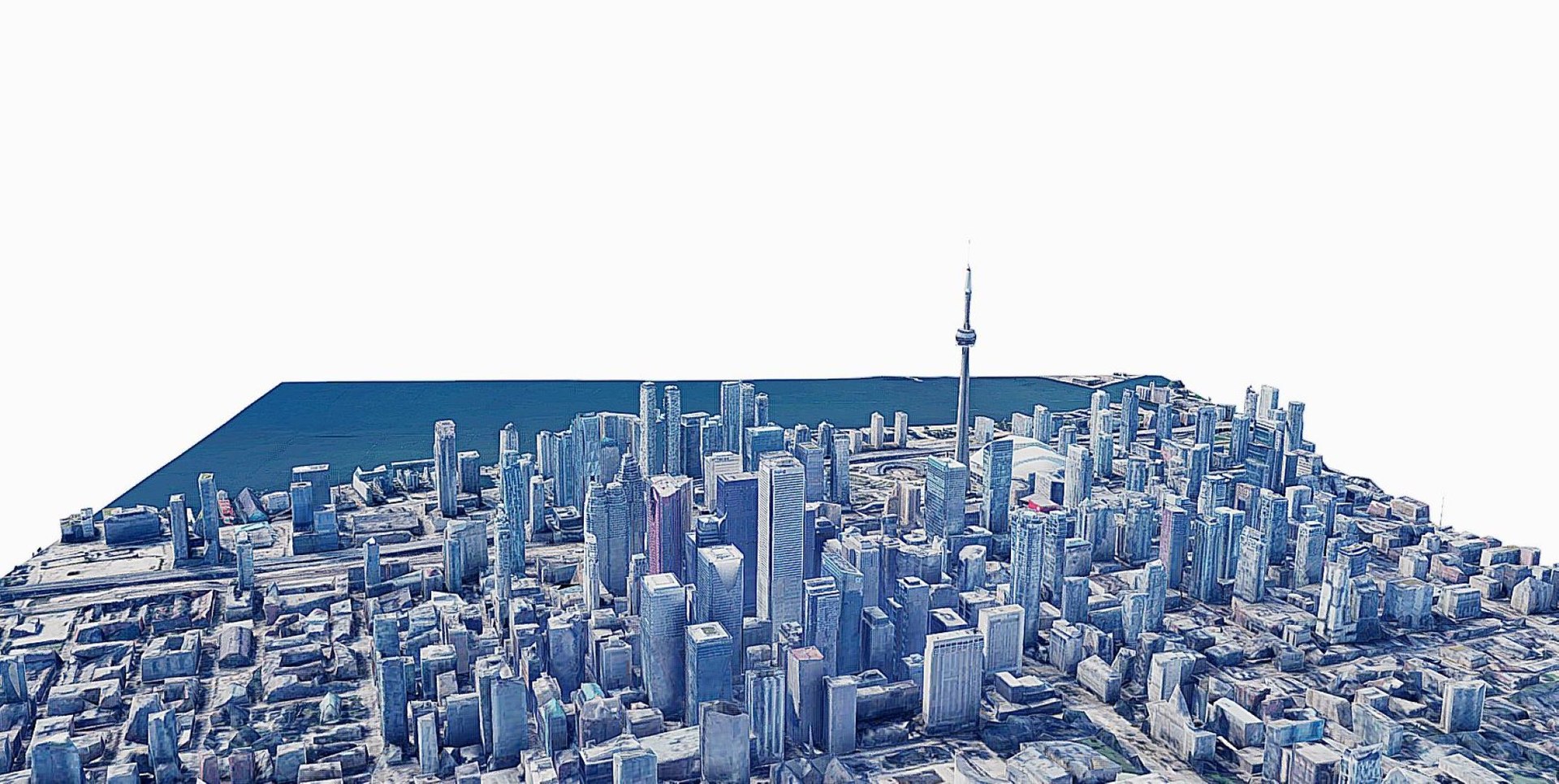 The CN Tower-skyline 3D Model - TurboSquid 2038716