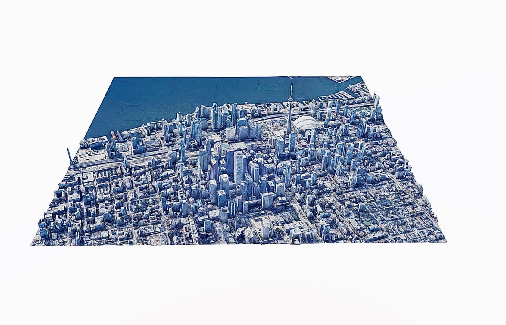 The CN Tower-skyline 3D Model - TurboSquid 2038716
