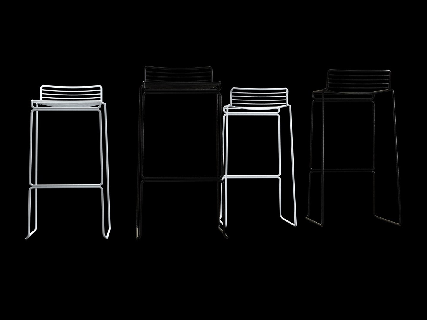 3d model hay-hee-bar-stool